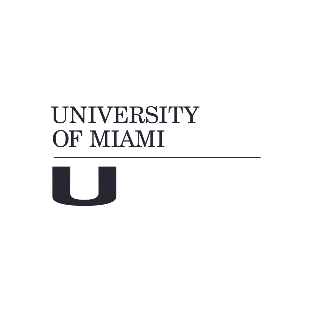 University Of Miami Logo Font